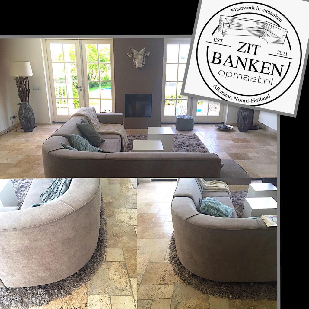 Bank met ronde vormen - Zitbankenopmaat